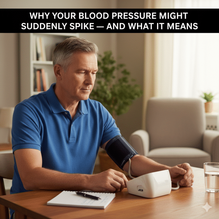 Why Your Blood Pressure Might Suddenly Spike — and What It Means